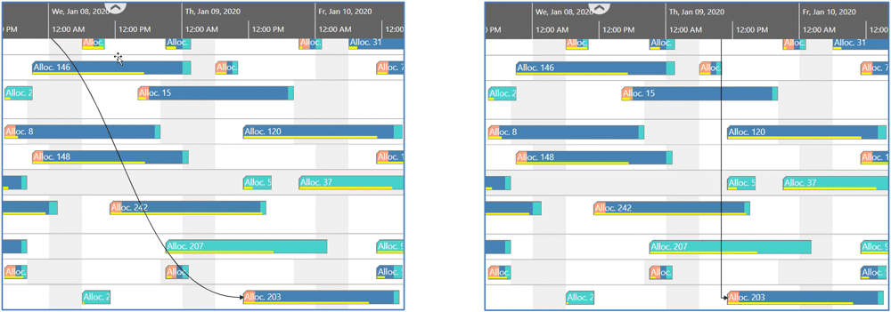 Visual Scheduling Widget for HTML5 Gantt charts - new features Visual Scheduling Widget for HTML5 Gantt charts - new features
